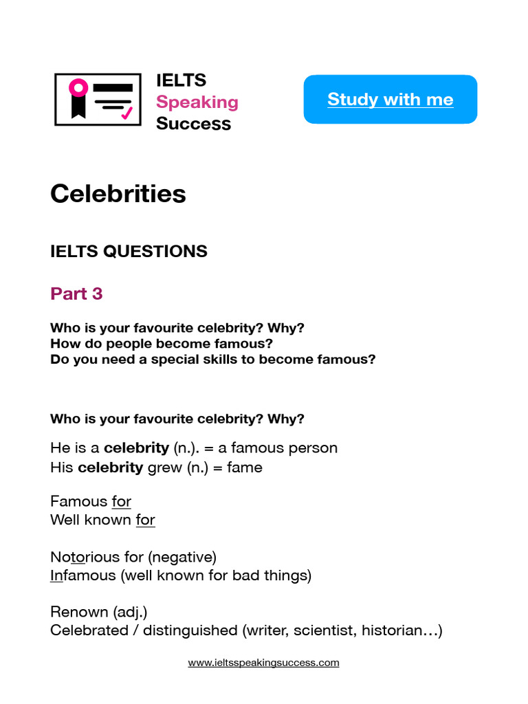 Celebrities | PDF | Celebrity