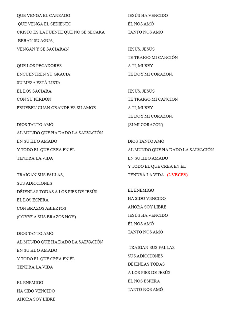 Dios Tanto Amó: Mensaje de Salvación | PDF | Cocina, comidas y vino ...