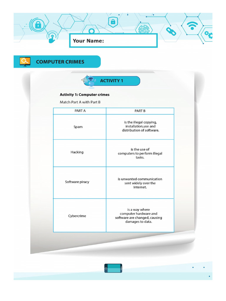 ICT Skills Activities U-1,2 | PDF