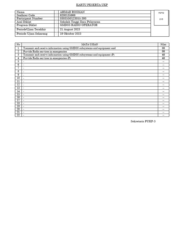 GMDSS Stip 2023 10 19 Mengulang | PDF