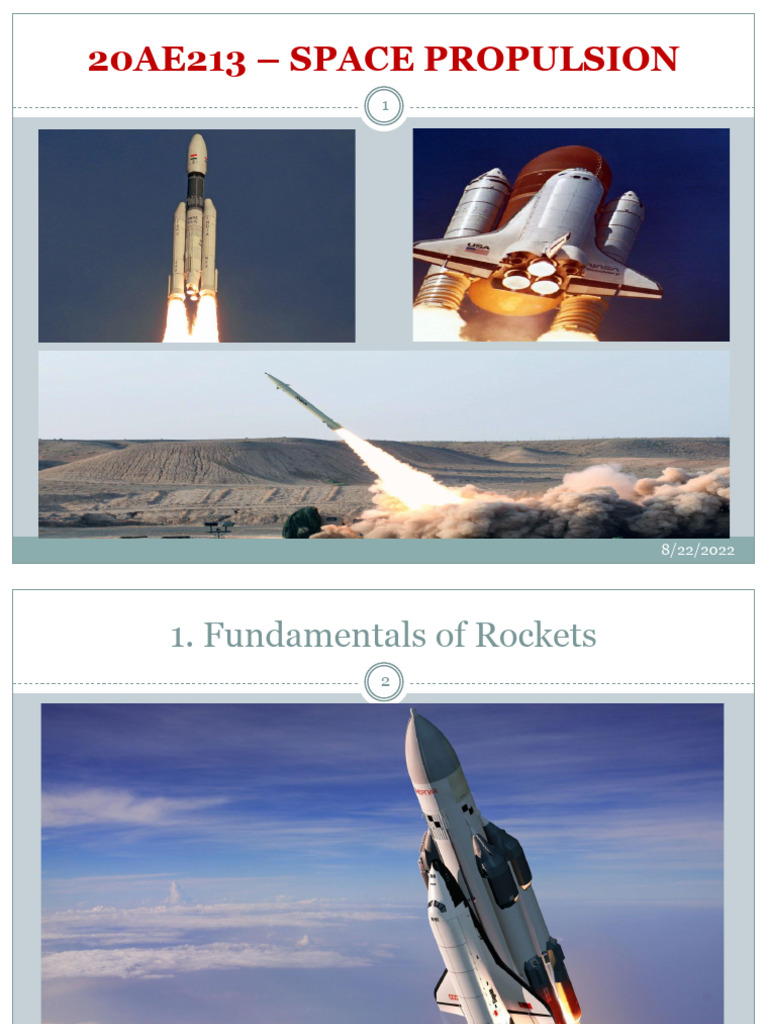 Fundamentals of Rockets | PDF | Rocket Propellant | Rocket Engine