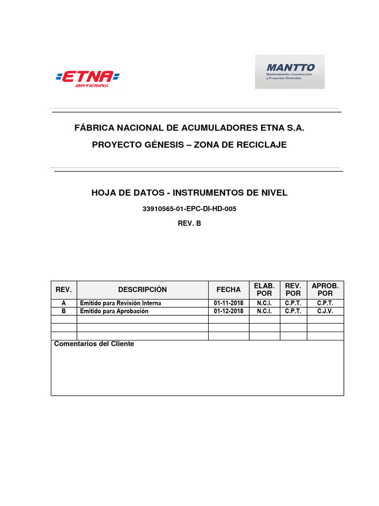 01 Epc Di HD 005 - B Nstrumentos de Nivel | PDF