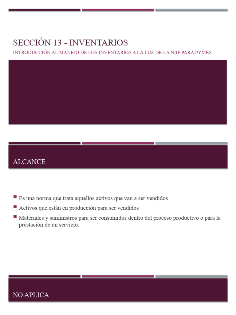 Semana 5 - Sección 13 (Inventarios) | PDF