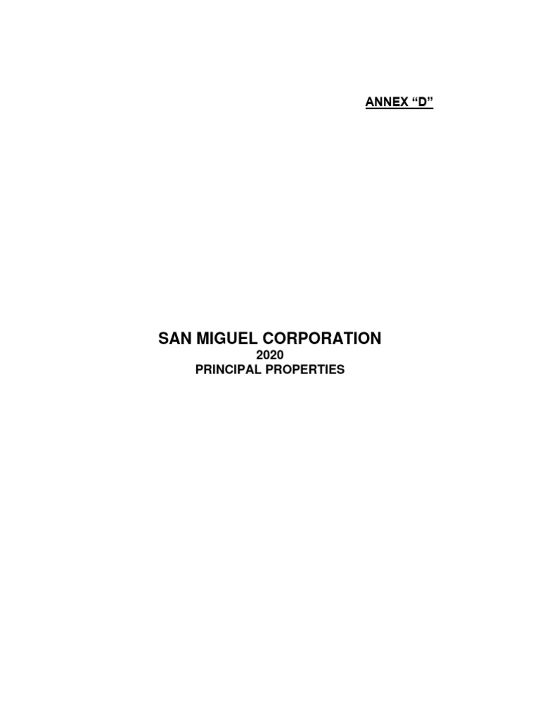 SMC-SEC FORM 17A 04.16 .2021 Part 2-FINAL | PDF | San Miguel ...