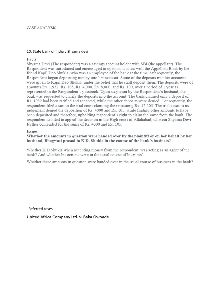 Case Analysis | PDF | Private Law | Justice