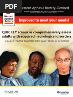WAB-R - Aphasia Quotient PDF | PDF | Aphasia | Neuroscience