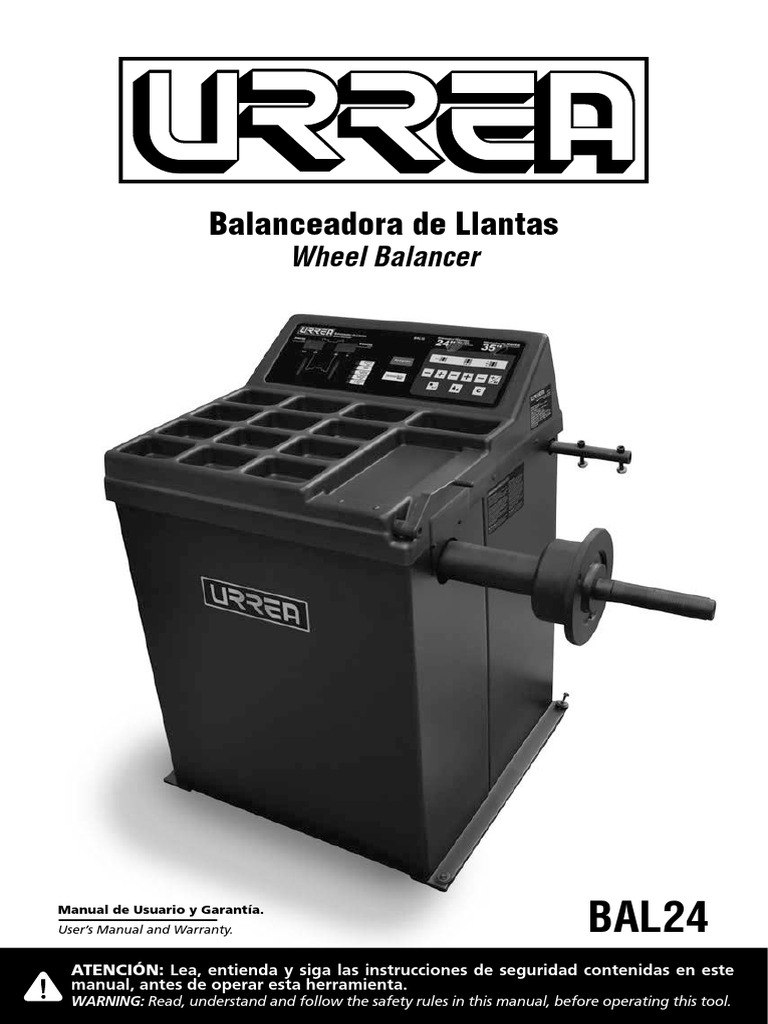 Balanceadora de Neumáticos | PDF | Herramientas | Humedad