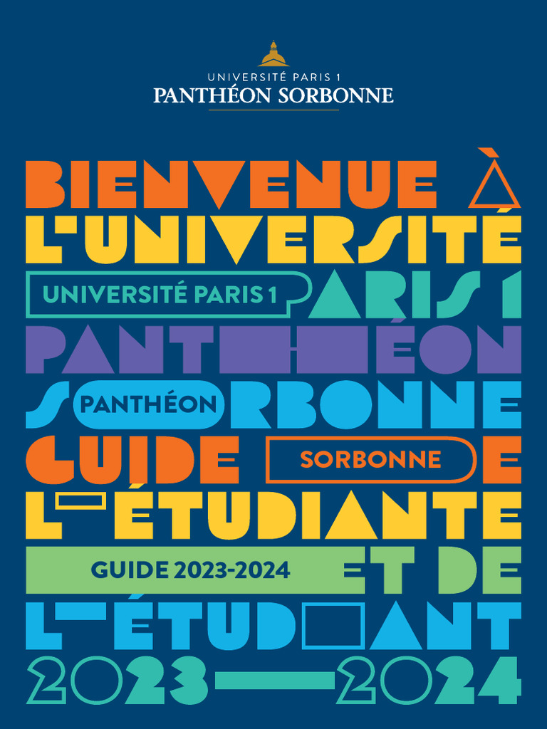 Guide étudiant 2023-2024 Sorbonne | PDF