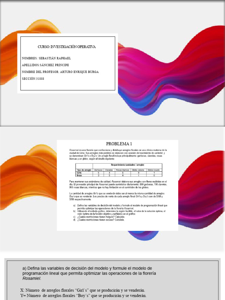 Sánchez Principe Sebastián Ta1 | PDF | Programación lineal | Matemáticas De La Computación