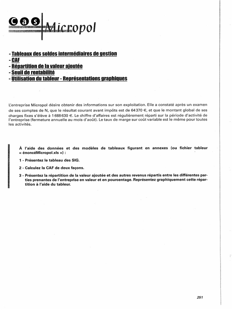 Micropol Enoncé-1 | PDF