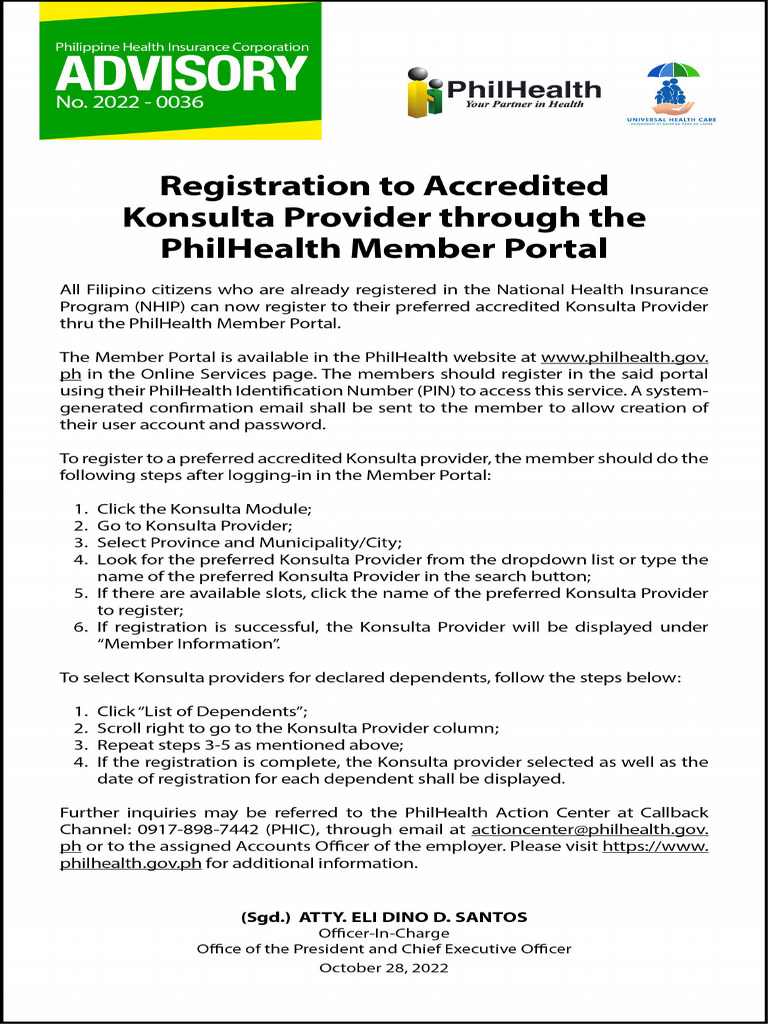 Registering for PhilHealth Konsulta Provider | PDF | World Wide Web ...