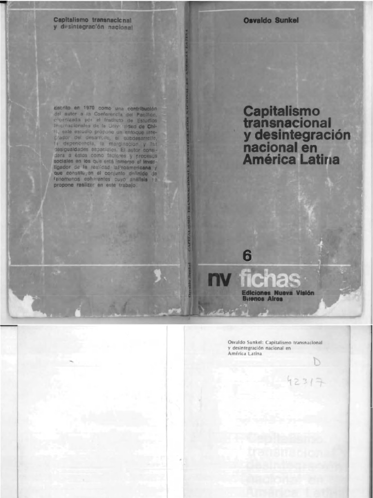 Sunkel 1973 Capitalismo Transnacional | Descargar gratis PDF | Realidad ...