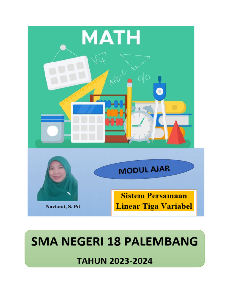 Modul Ajar Bilangan SPLTV | PDF