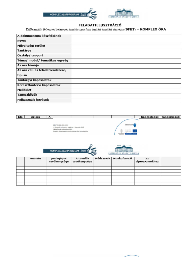 DFHT Komplex Óra | PDF
