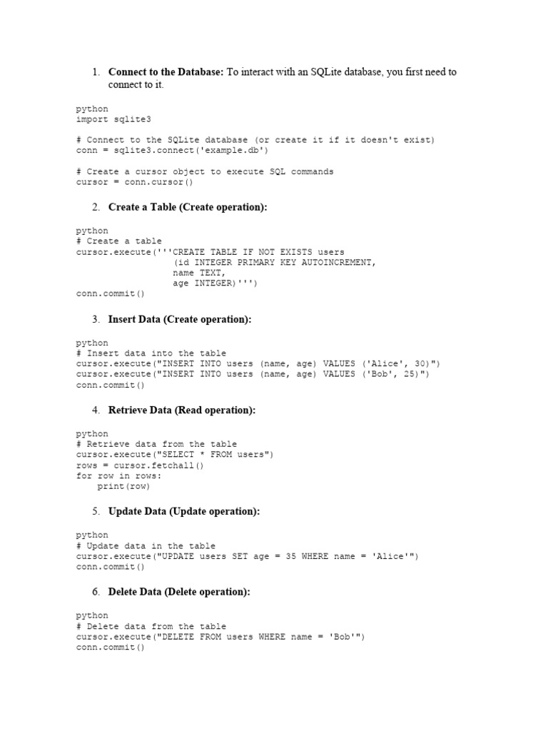 Crud Ensqlite | PDF | Computers