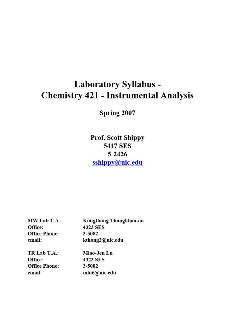 Lab Syllabus | PDF | Experiment | Notebook Lab Syllabus | PDF | Experiment | Notebook