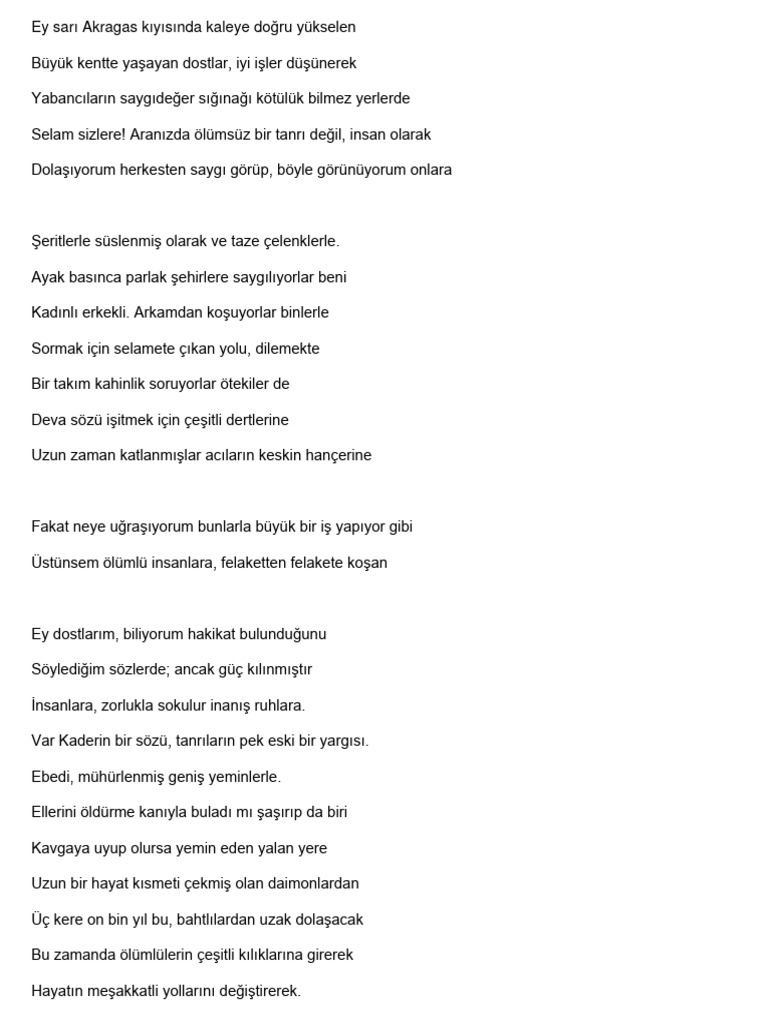 Empedokles Arınmalar Kitabı | PDF