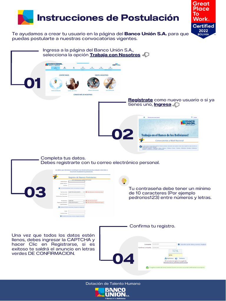 INSTRUCCIONES DE POSTULACION 2023 Ok | PDF
