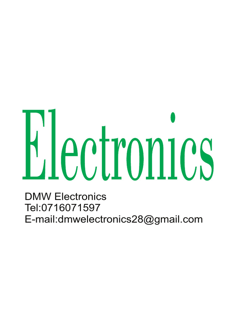 Electronics Pdf