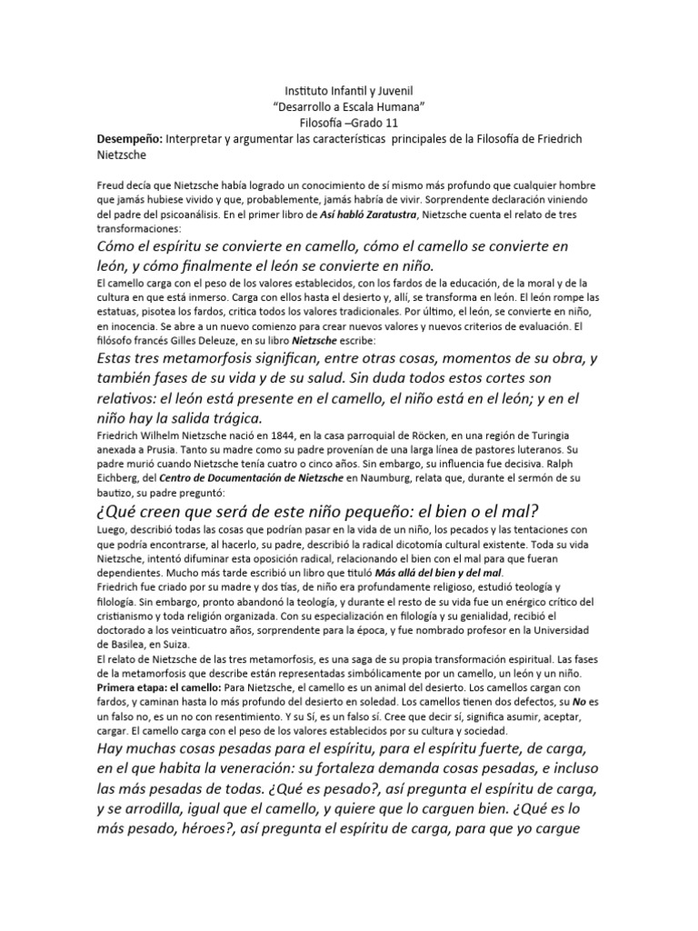 Taller_de_Nietzsche_19092023205058 | PDF | Friedrich Nietzsche | León