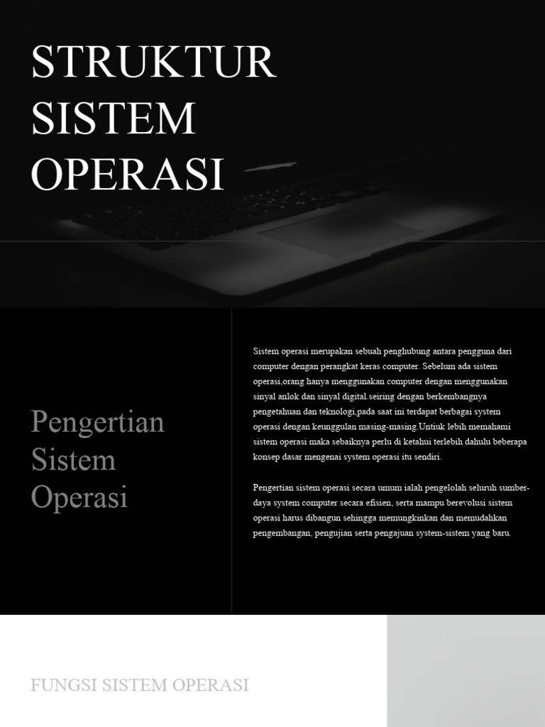 Struktur Sistem Operasi | PDF