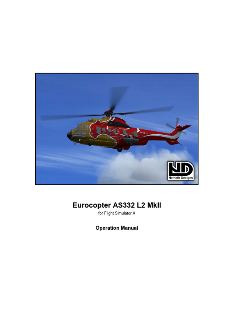 Eurocopter AS332 L2 FSX Manual | PDF | Landing Gear | Pump