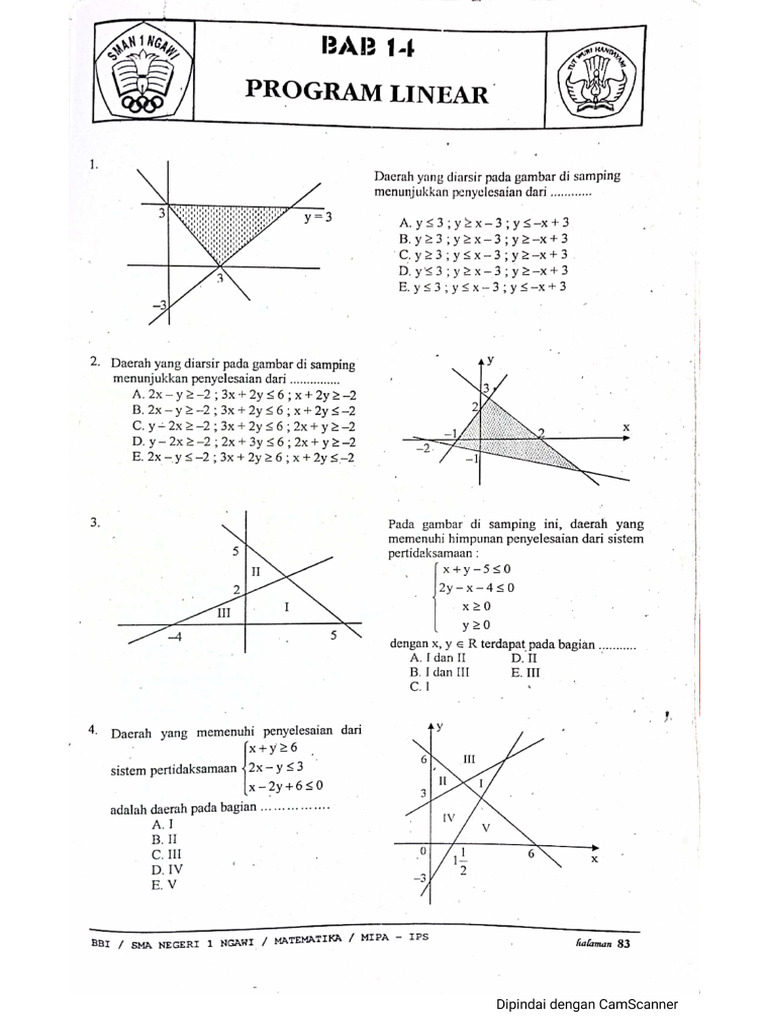 Persamaan Linear | PDF