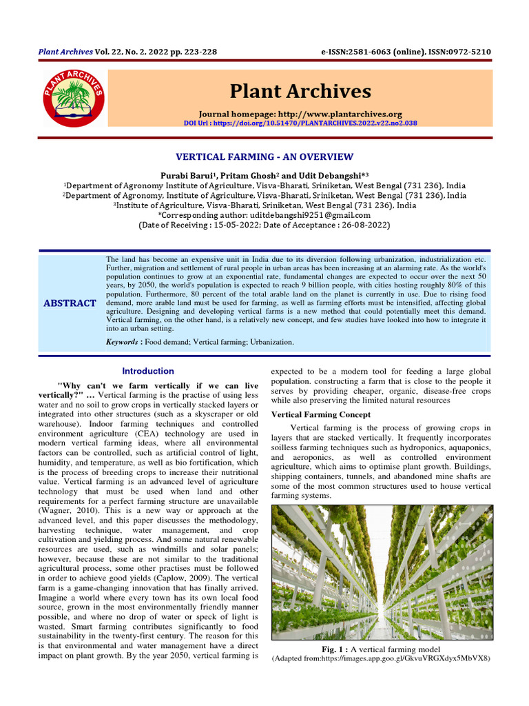 Overview of Vertical Farming Techniques | PDF | Agriculture | Aquaponics