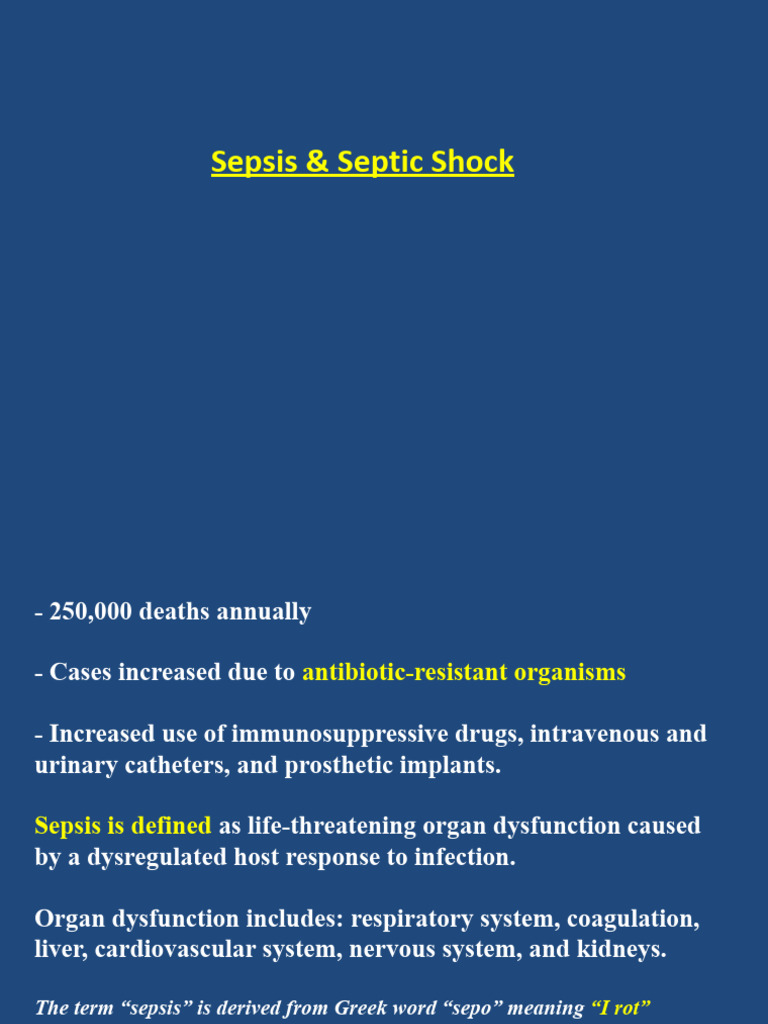 Sepsis - Ch20 | PDF