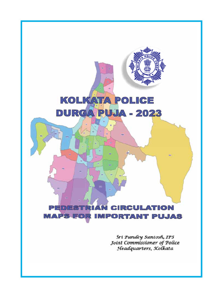 KP Durga Puja Guide Total Map 2023 Red | PDF