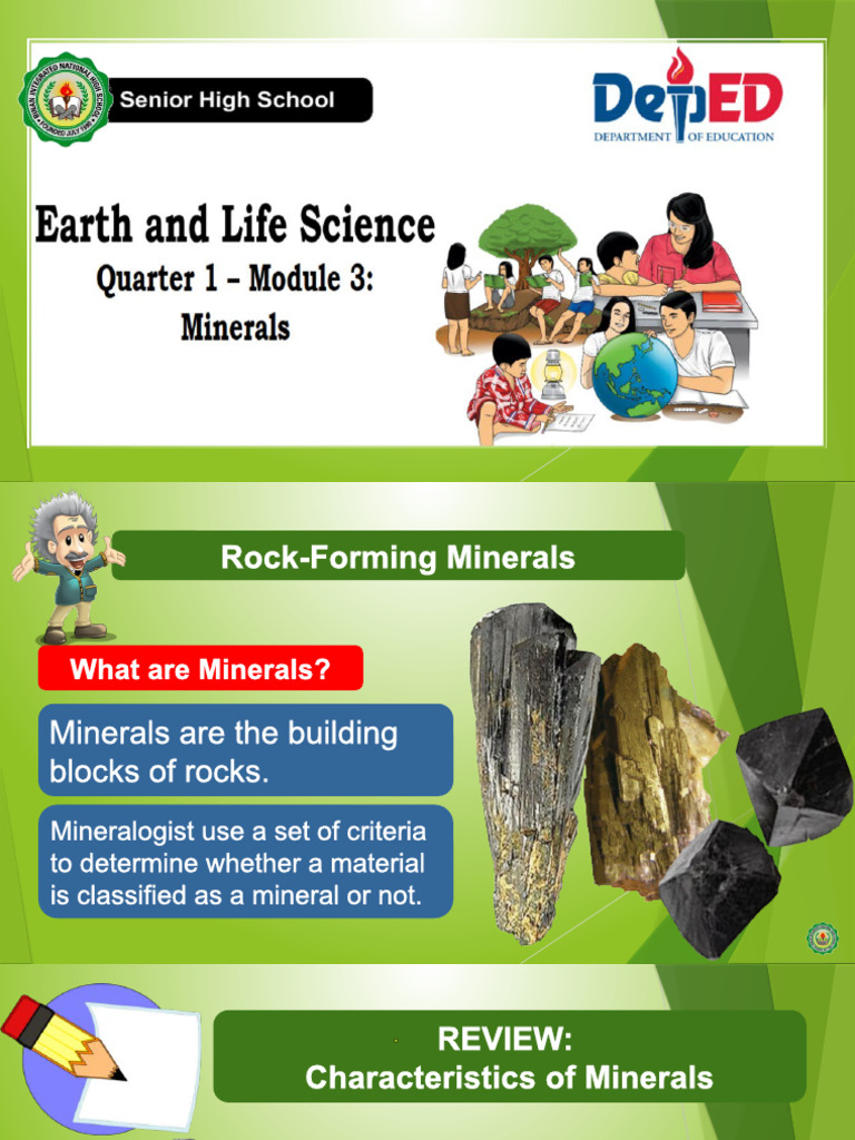 Q1 W1b - Rocks-Forming Minerals | PDF Q1 W1b - Rocks-Forming Minerals | PDF
