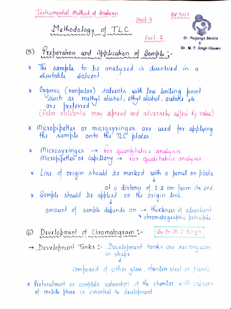 Methodology of TLC Part 2 | PDF