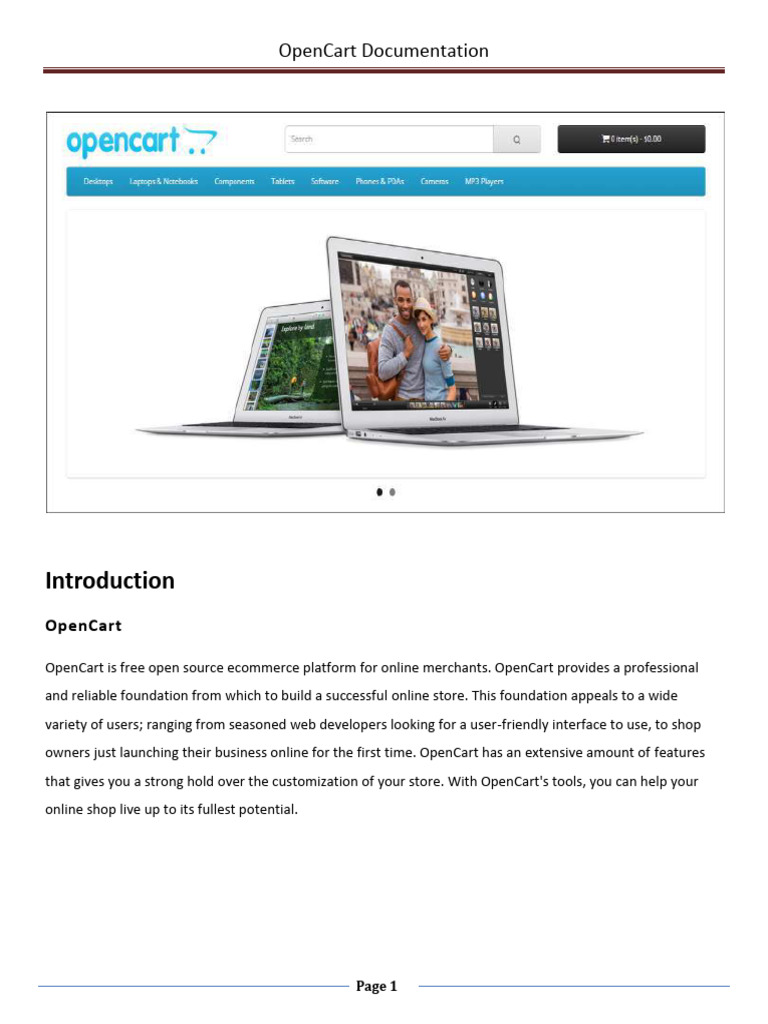 OpenCart Documentation | PDF | Computer File | File Transfer Protocol