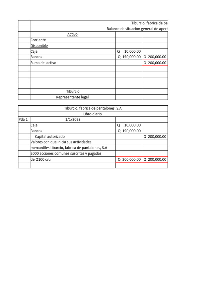 Ejercicio 8 y 9 Conta | PDF