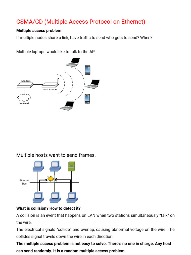 Lecture 7 (Data Link Layer) Part 41 | PDF | Channel Access Method | Ethernet