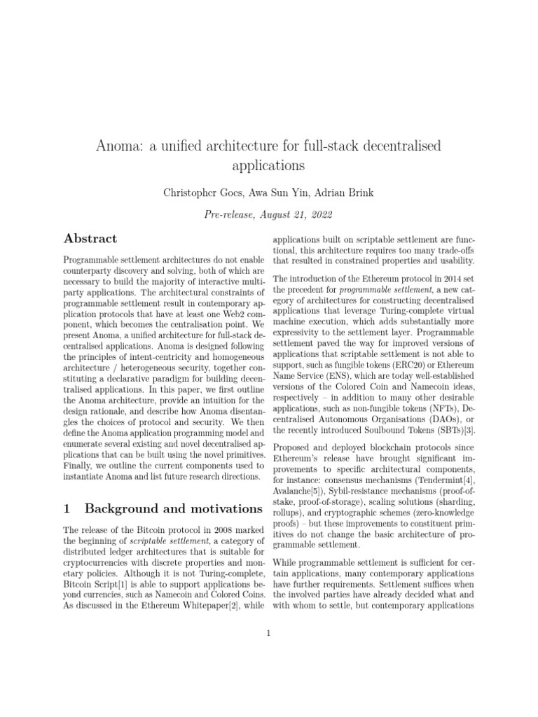 Whitepaper | PDF | Encryption | Computer Network