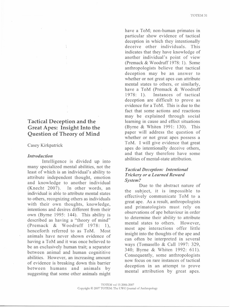 Ojsadmin, Fulltext | PDF | Deception | Theory Of Mind
