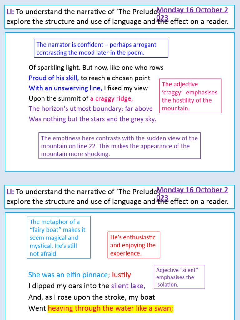 The Prelude | PDF | Art | Poetry