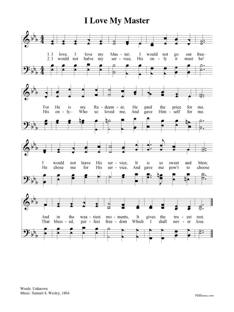 I Love My Master | PDF