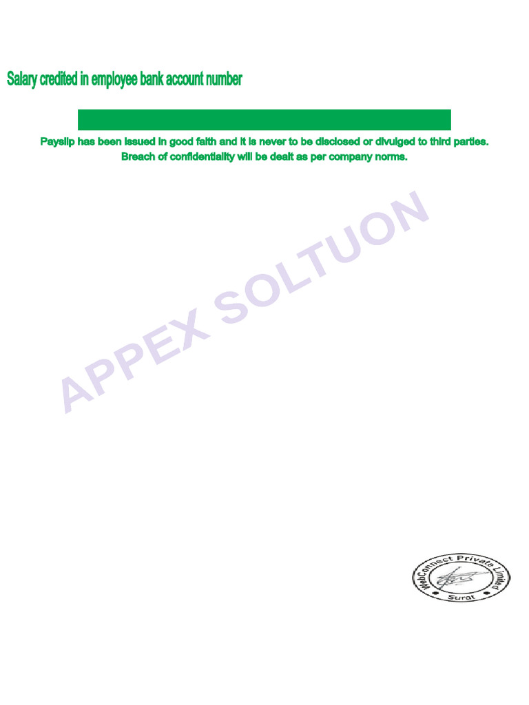 Harshit Singh Payslip | PDF