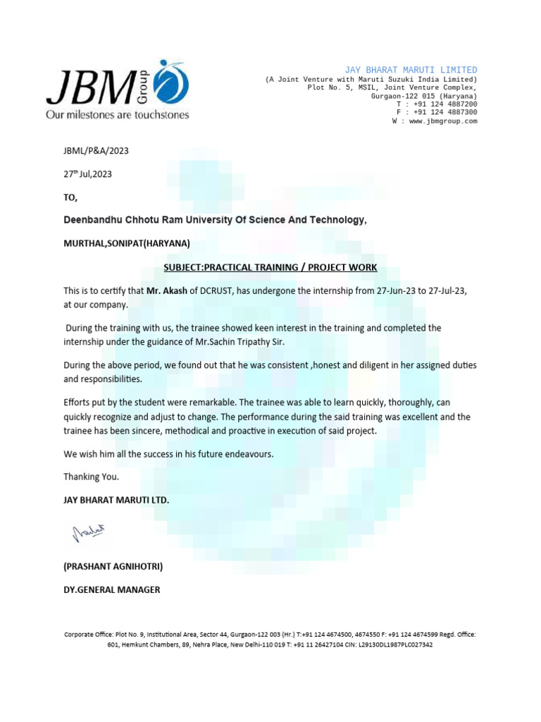 AKASHh JBM CERTIFICATE | PDF