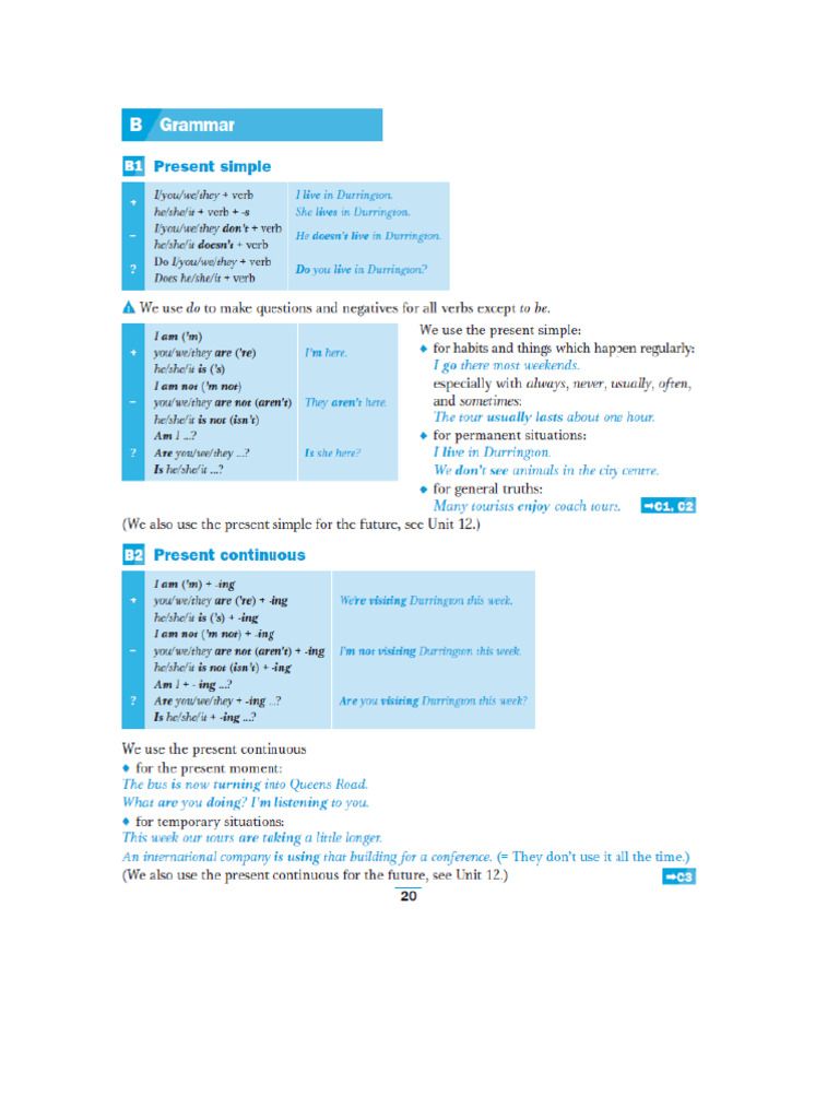 Present Simple | PDF