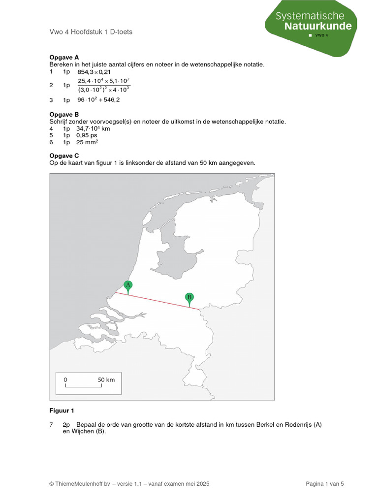D Toets h2 Natuurkunde | PDF
