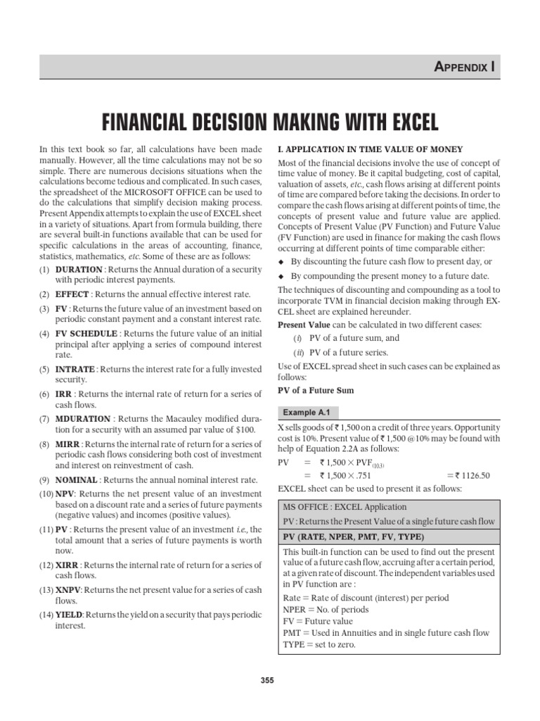 Fundamentals of Financial Management (With Excel Applications ...