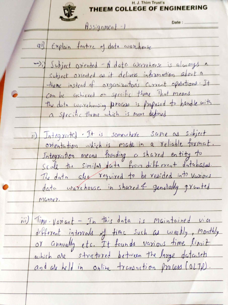 DWM Assignment 1,2 | PDF