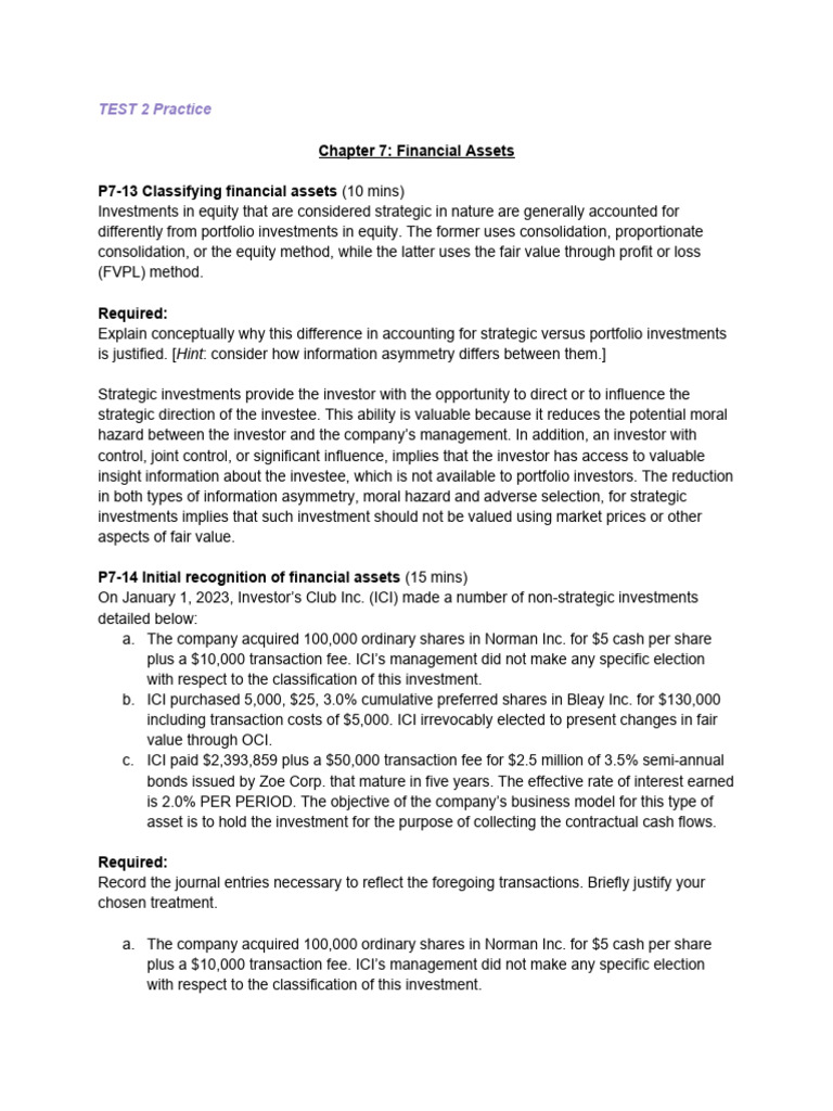Test Practice | PDF | Depreciation | Debits And Credits
