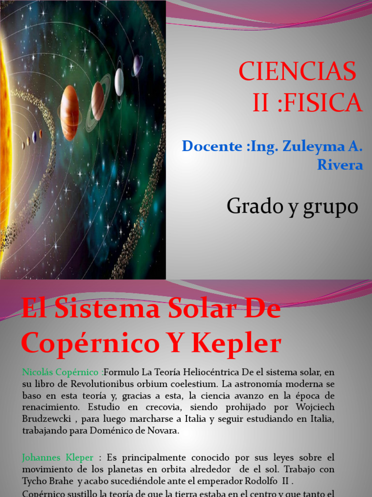 KEPLER | PDF | Heliocentrismo | Nicolás Copérnico