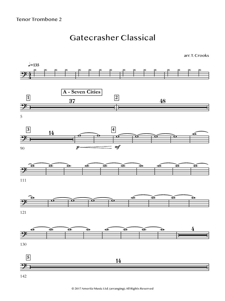 Set 1 - Full Score (Master Score) - JB Updated - Tenor Trombone 2 | PDF