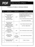 Recent Index Rankings 2025 | PDF | Economies