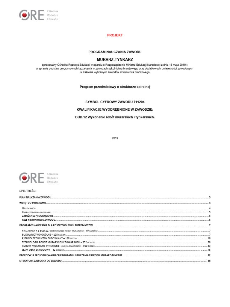 Murarz Tynkarz 711204 1 | PDF